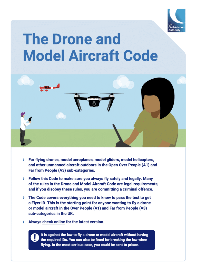 Drone Safety Rules for flying drones in the UK from Drone School UK
